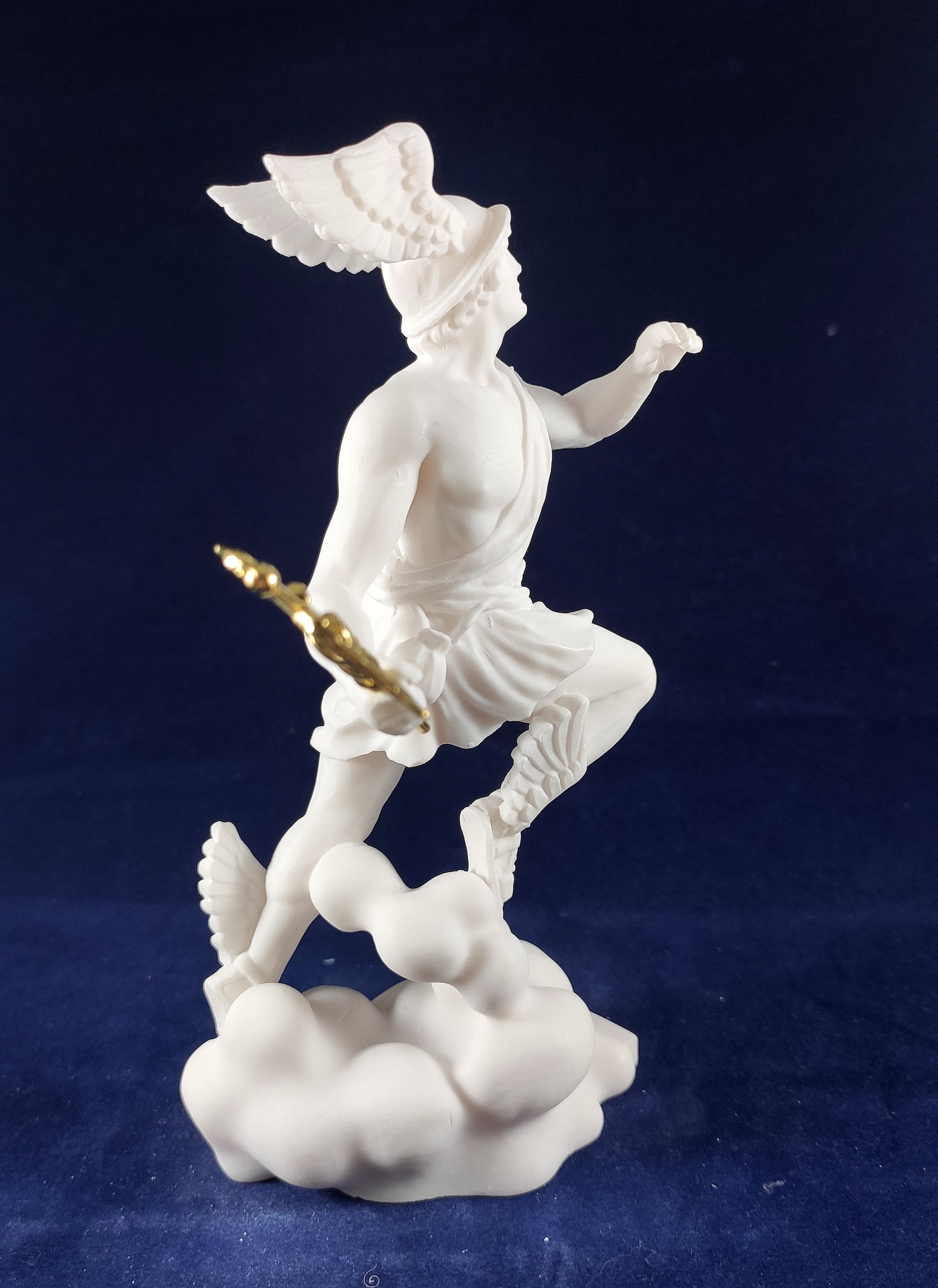 Hermès Alabaster Sculpture Dieu grec du commerce et Messager | Etsy