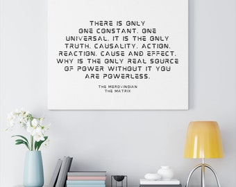 Matrix Quote Poster - Etsy