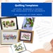 DIGITAL Paper Quilling Lettering Templates, Full Alphabet and Words ...