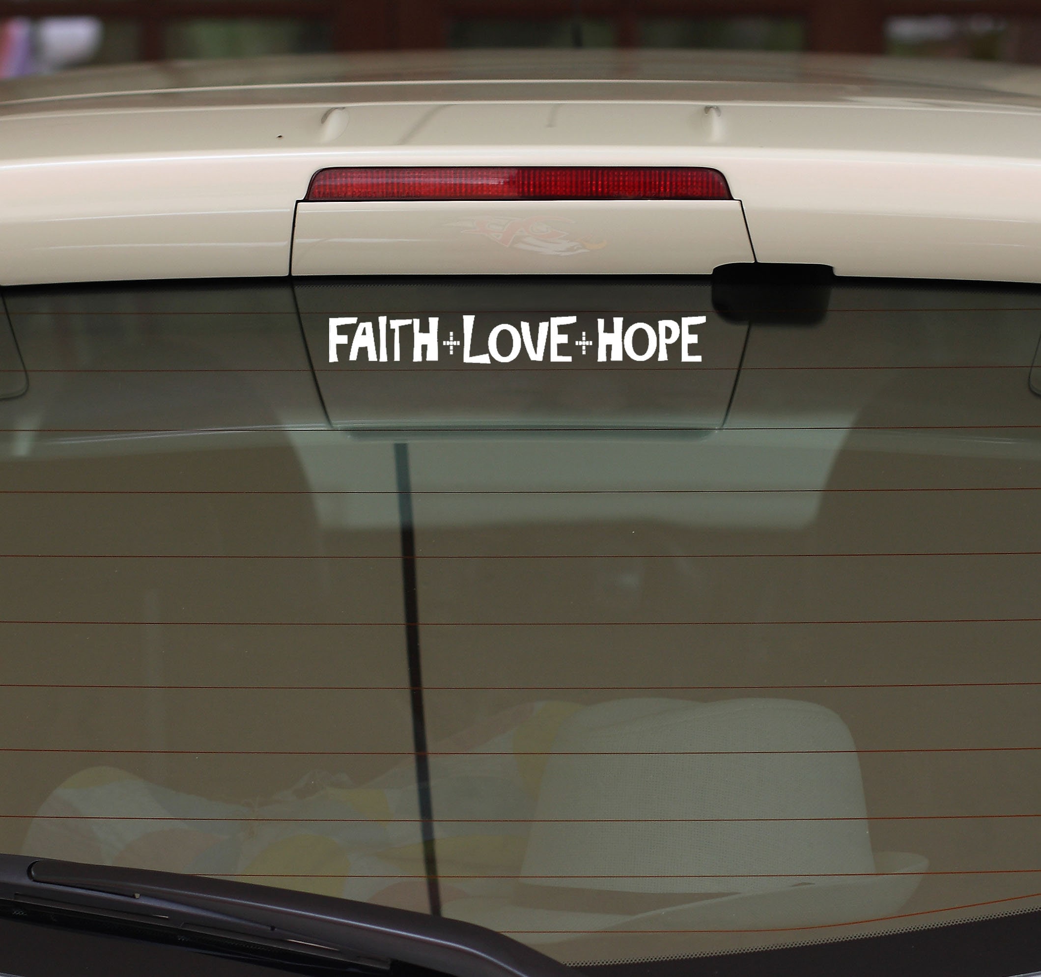 FAITH LOVE HOPE Car Decal - Etsy