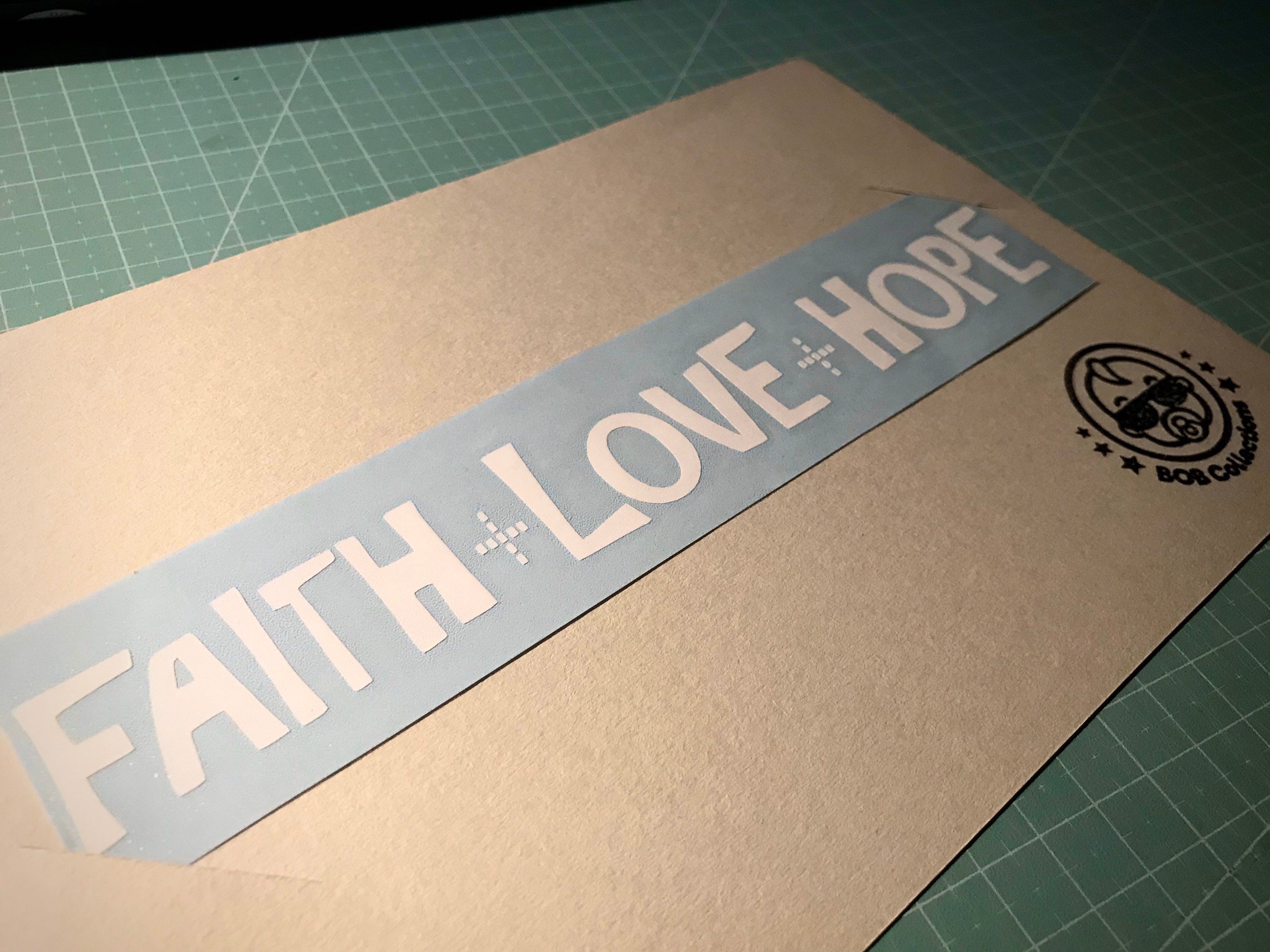 FAITH LOVE HOPE Car Decal - Etsy