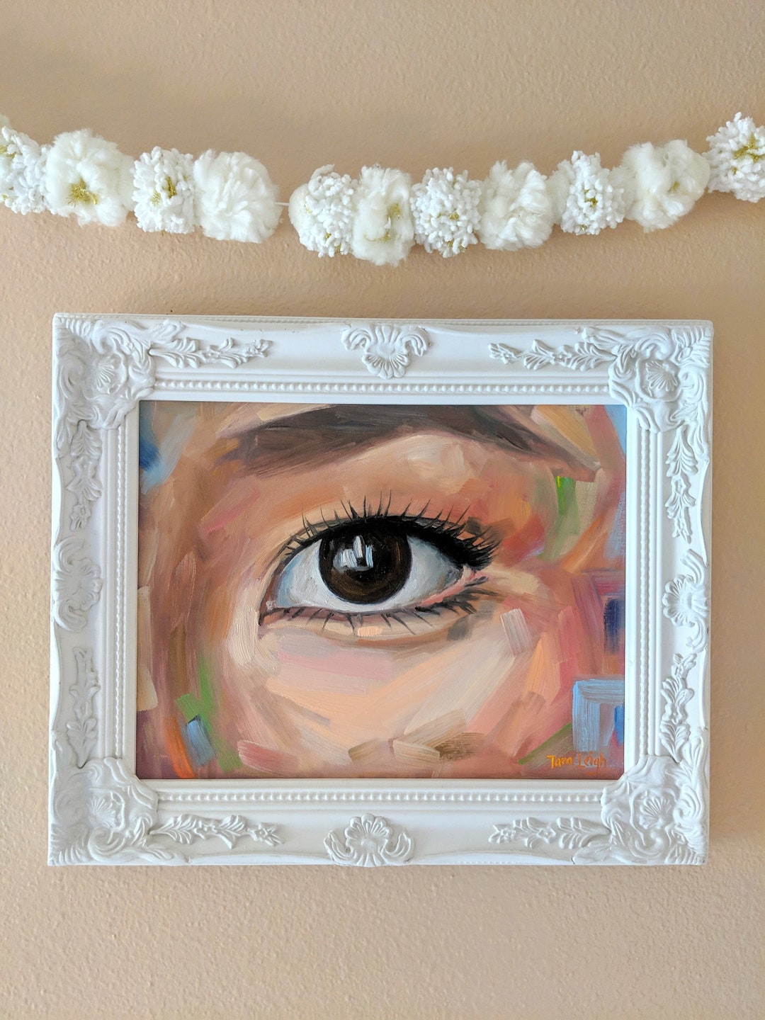Eye Painting, Eye Artwork, Eye Wall Art, Original Oil Painting, Fine ...