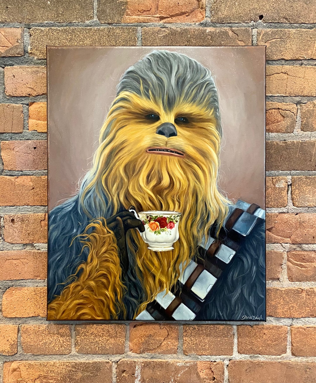Chewy, Chewbacca, Star Wars Art, Chewbacca Painting, Chewy Art - Etsy