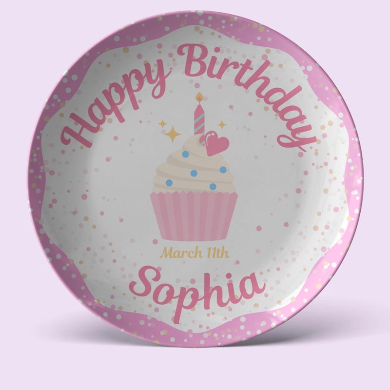 Birthday Plate - Etsy