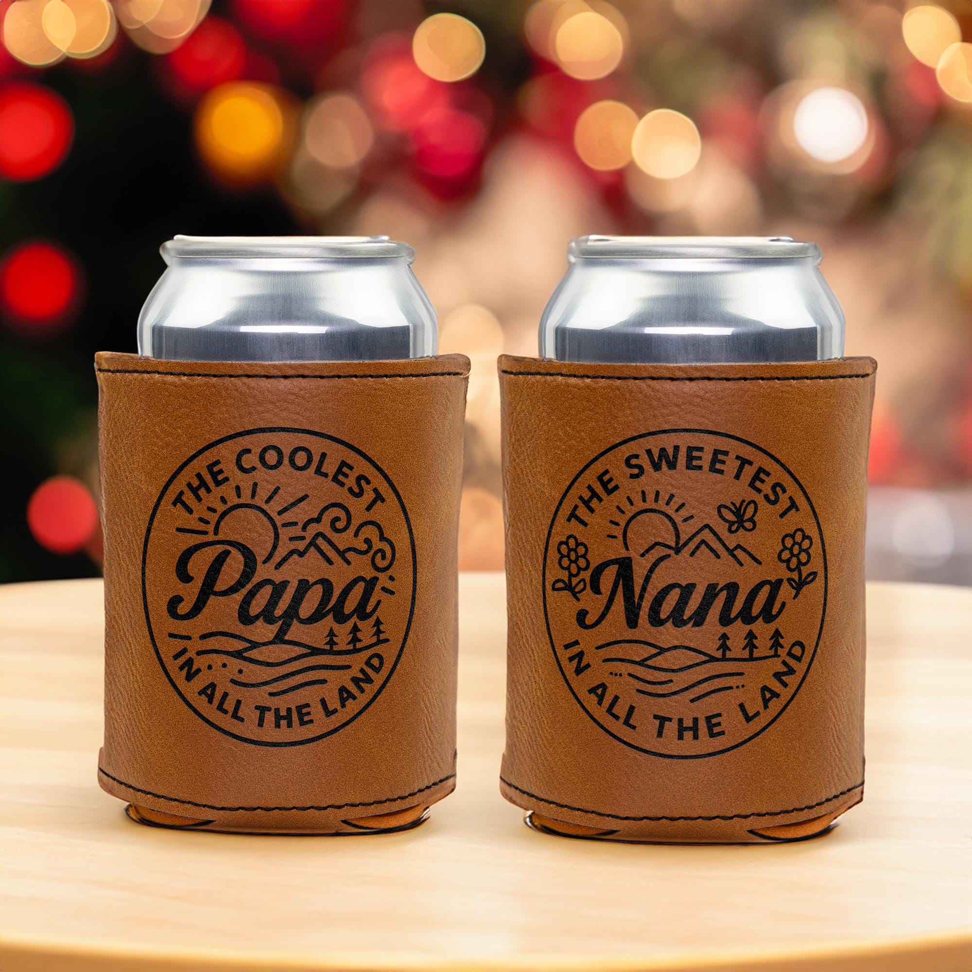 Can Cooler Gift for Papa or Nana, Coolest Papa in All the Land Drink ...