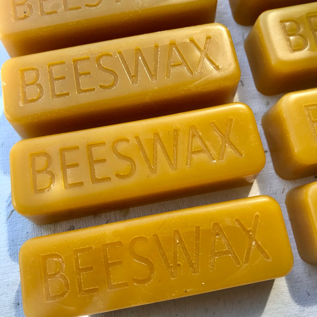 1 Oz Filtered Pure Beeswax Block - DIY - Wrapitwrapper - Etsy