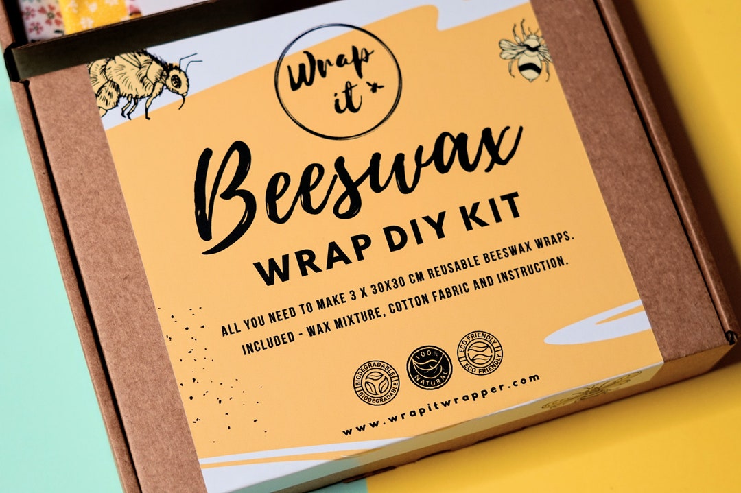 DIY Beeswax Wrap Kit With Pine Resin - Easy DIY - Etsy