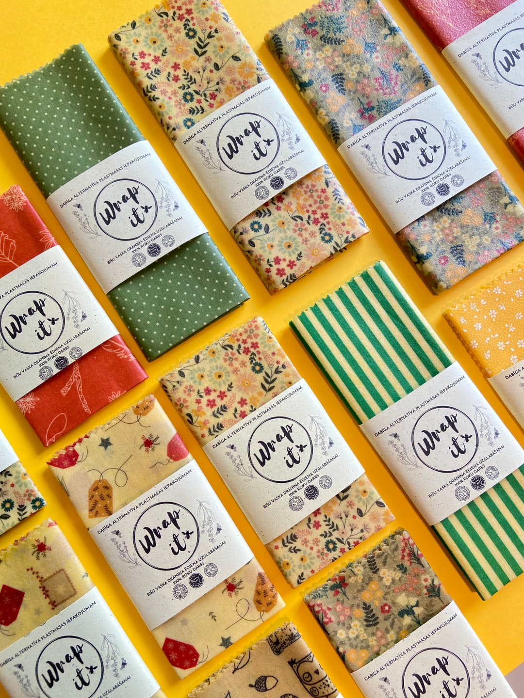 Extra Large Reusable Beeswax Food Wrap Bread Wrap Sourdough Bread Wrap ...