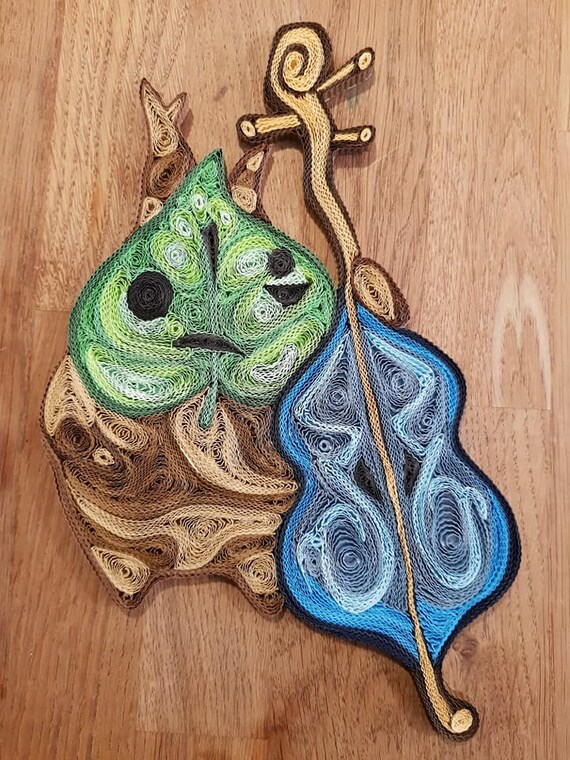 Legend of Zelda LOD Wind Waker Paper Quilling Makar the - Etsy Australia