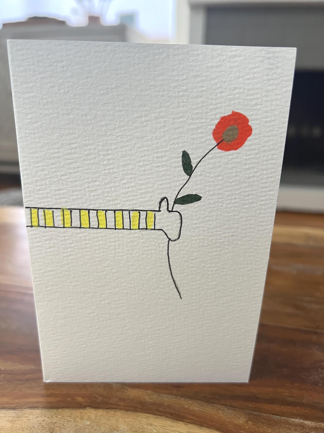 Handmade Watercolor Flower Sympathy Card - Etsy