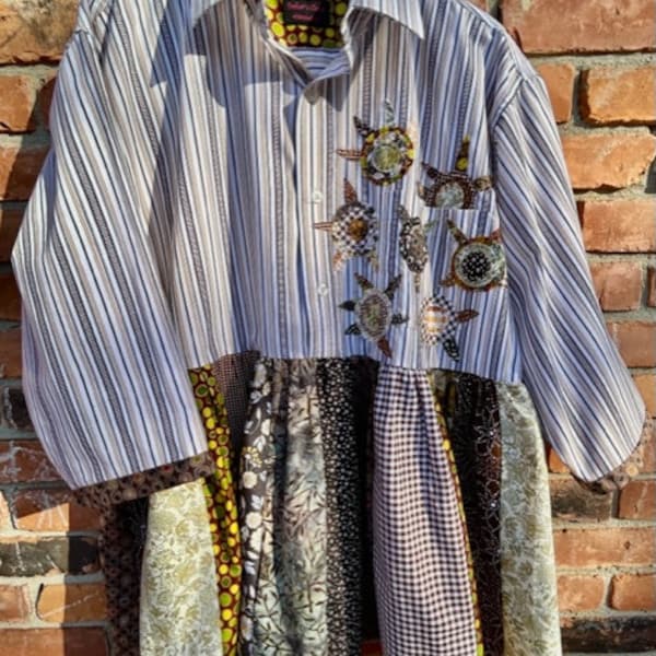 Upcycled Blouse - Etsy