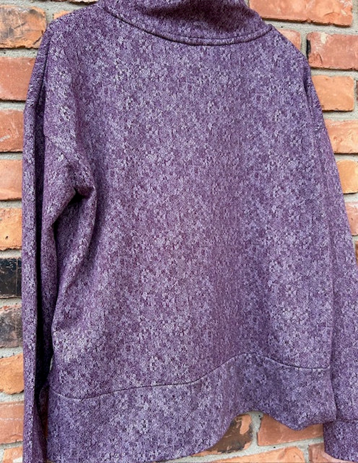 MERRY Ladies Handsewn Burgundy Knit Top Size Med/large - Etsy