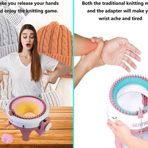 Electri Knitting Machines Adapter,electric Knitting Loom Machine ...