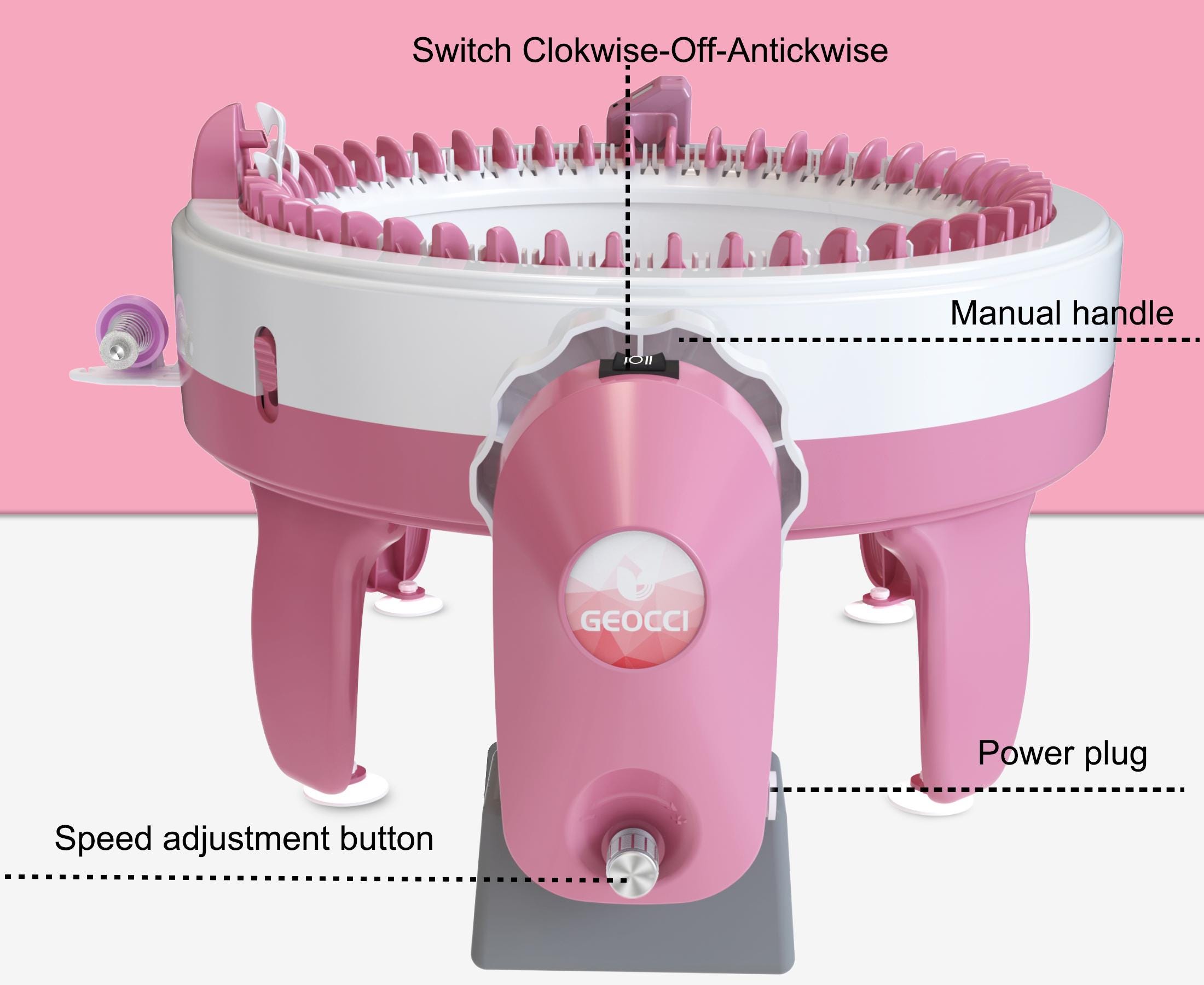Electric Adapter for Sentro 40 & 48 Knitting Machine Adapter, Upgraded ...