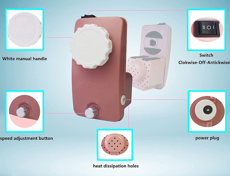 Electri Knitting Machines Adapterelectric Knitting Loom - Etsy