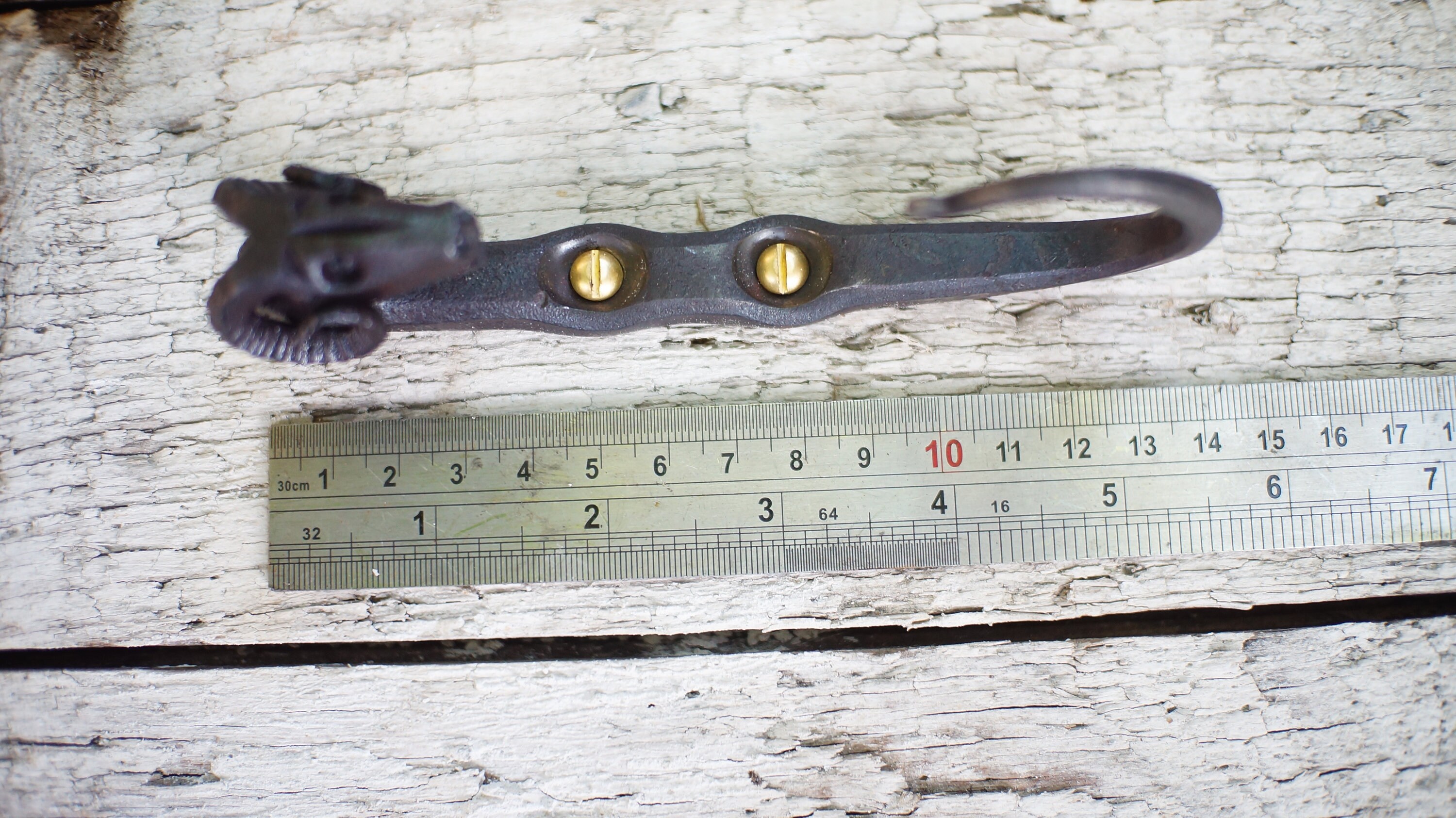 Rams Head Wall Hook. Medium Size. Hand Forged. - Etsy
