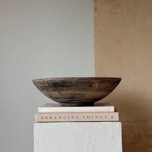 Wabi-sabi Black Catchall, 13'' Wide, Large Black Dish, Artisan Hand ...