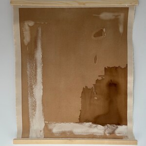Abstract Art on Raw Unstretched Canvas, Large Abstract Art, Wall ...