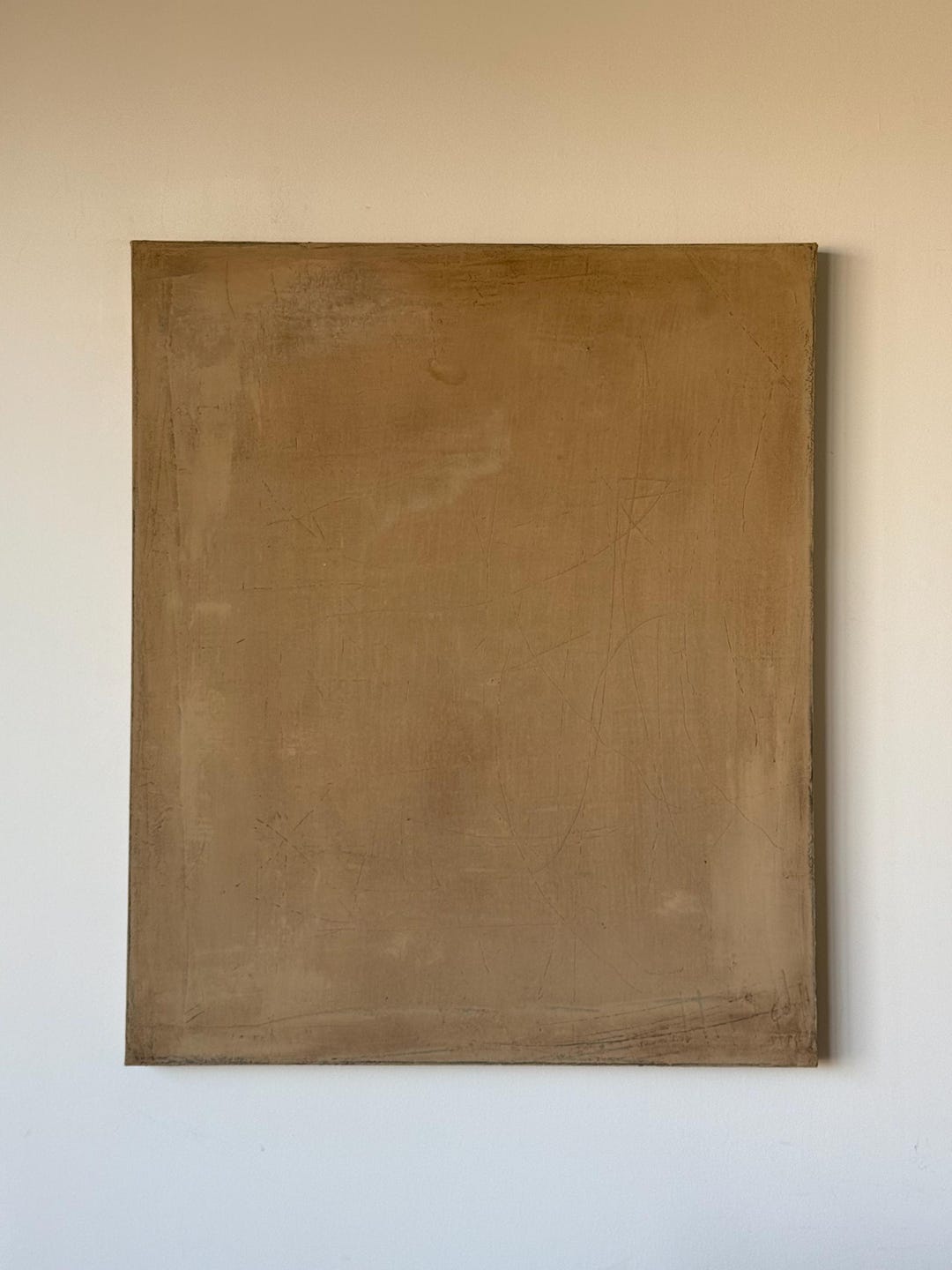 Large Abstract Art, Original Painting, 30x36'' Galerie Frame Artwork ...