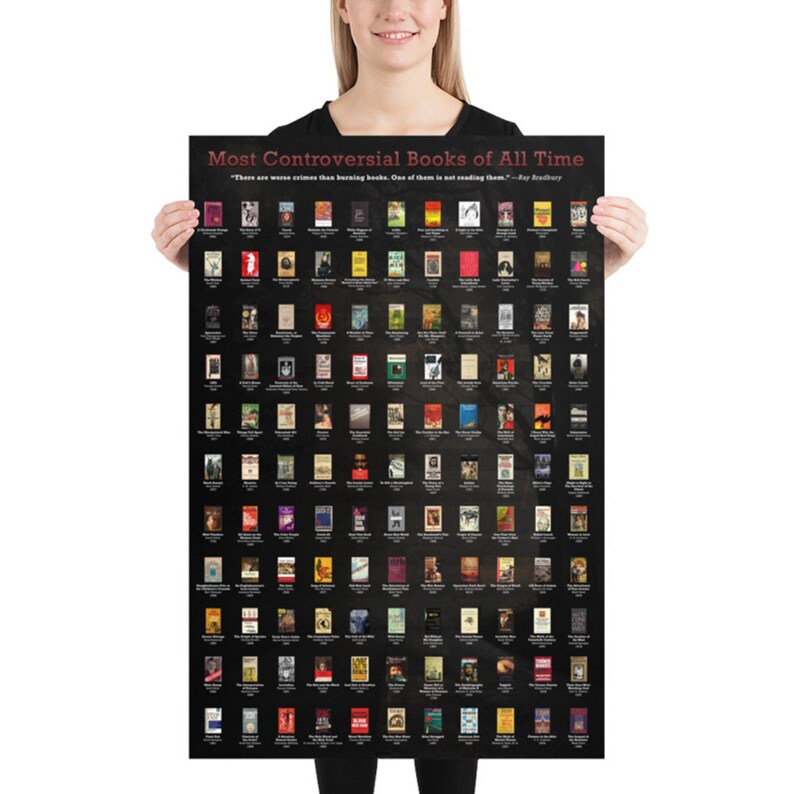 Against Censorship Banned Books Most Controversial Books - Etsy