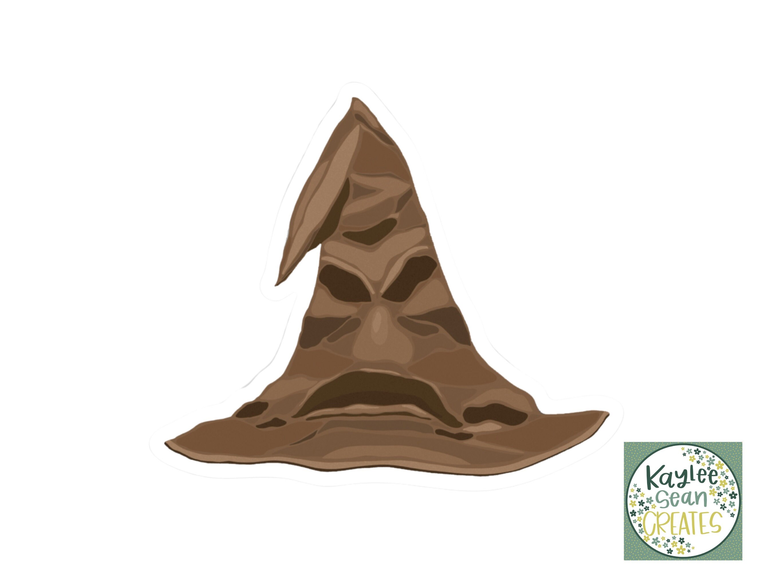 Harry Potter Sorting Hat Premium Vinyl Sticker Hogwarts - Etsy