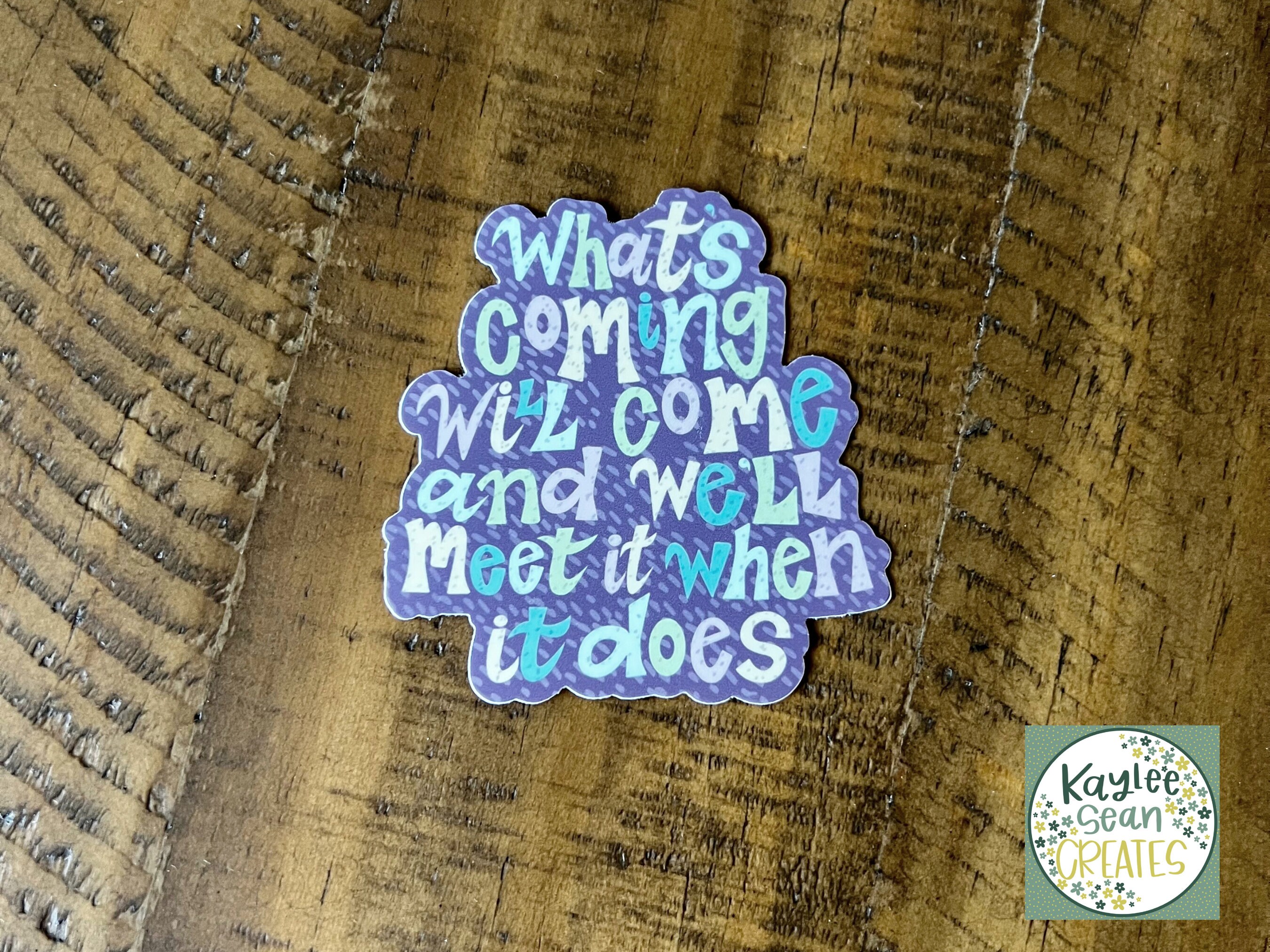 Harry Potter Sticker Rubeus Hagrid Quote Decal Hogwarts Whats Coming ...