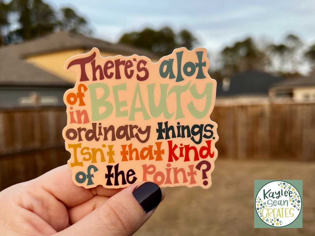 The Office Quote Sticker | Pam Beesly Halpert | Dunder Mifflin | Beauty ...