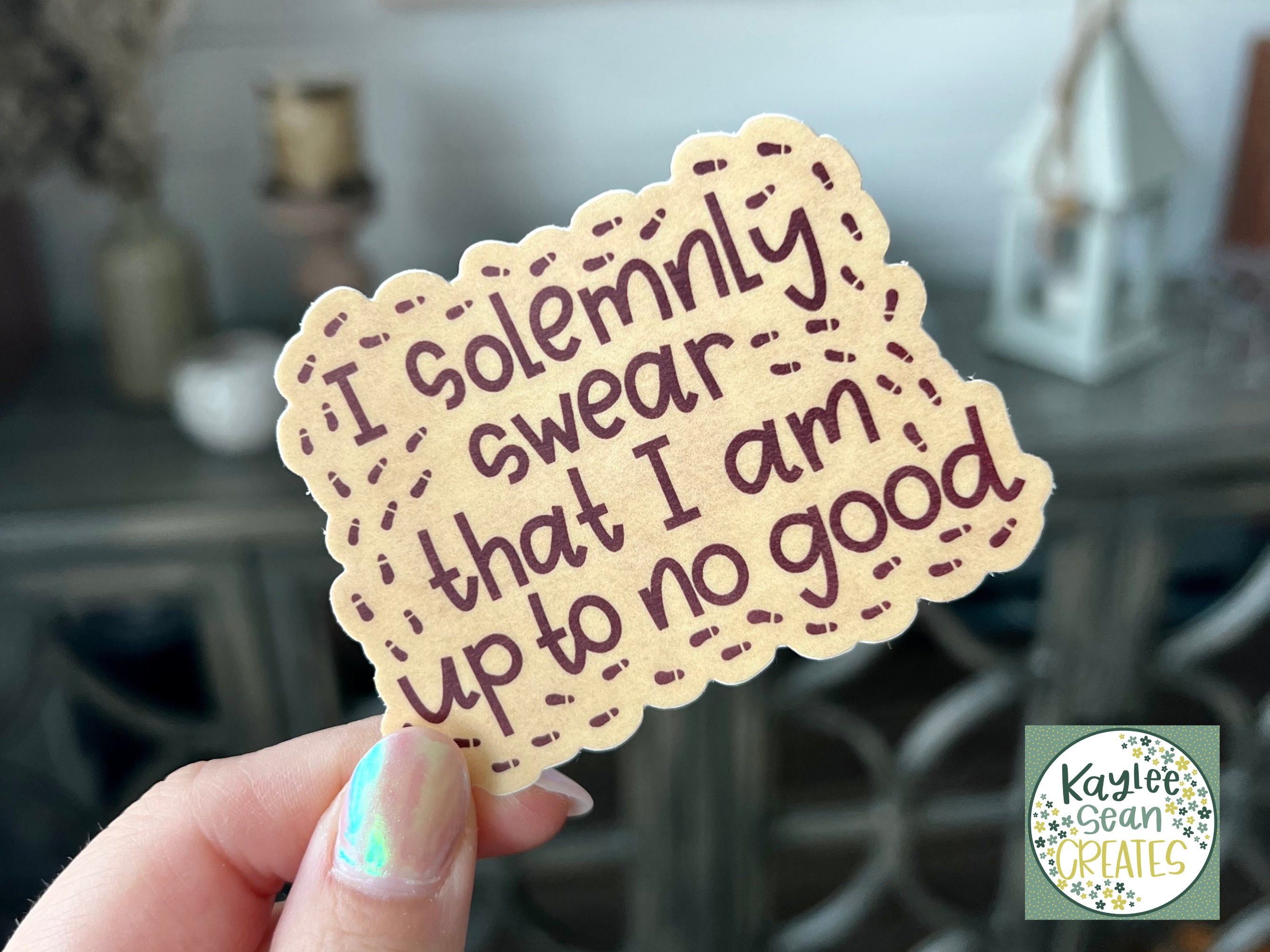 Harry Potter Marauder’s Map Sticker | I Solemnly Swear That I Am up to ...