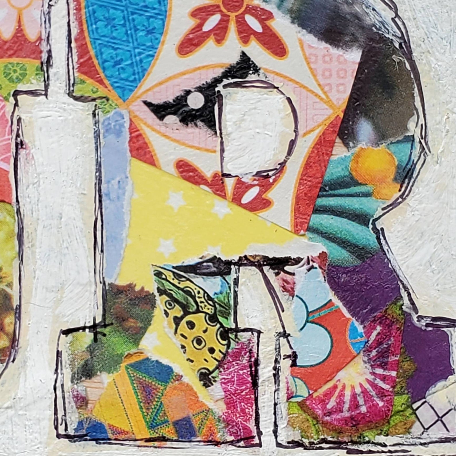 Do Your Thing Sign, Mixed Media, Collage 8x10, Original Art ...