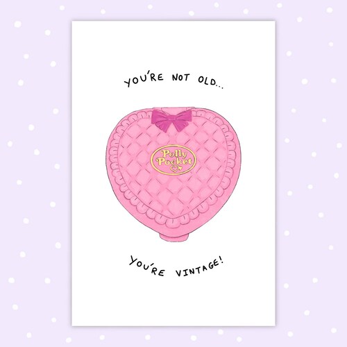 90s Polly Toy Birthday Card - Etsy