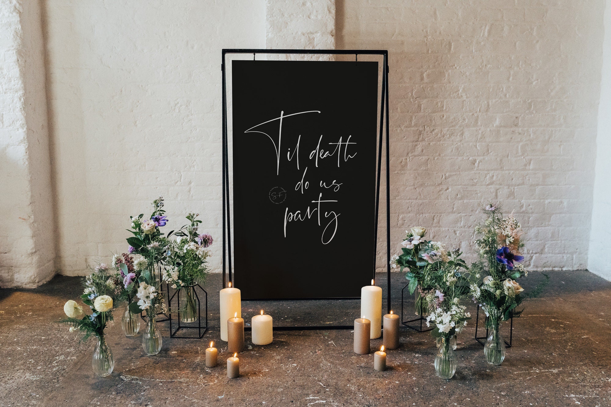 Large Wedding Sign Minimalist Sign Reception Signs Large - Etsy