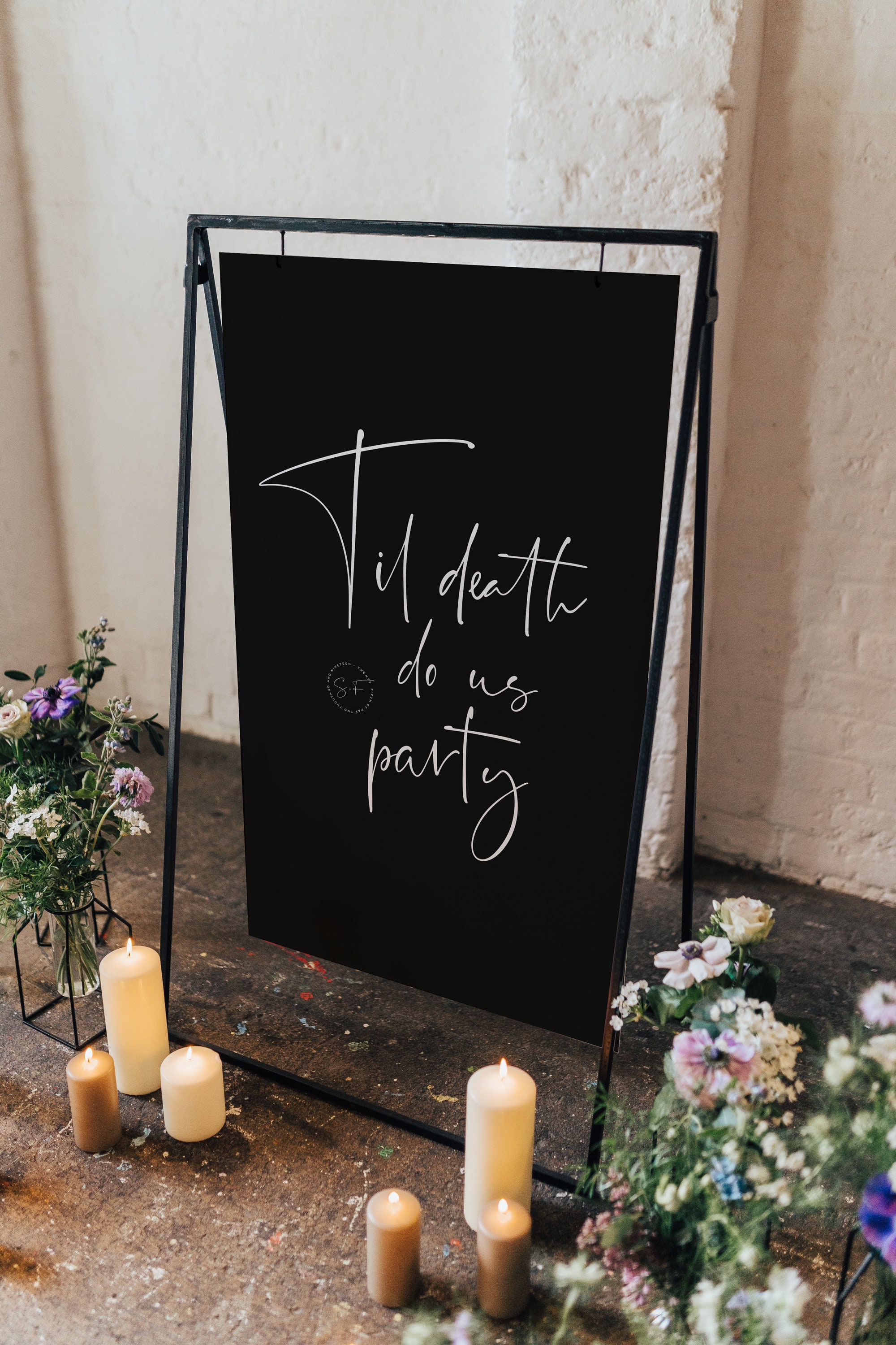 Large Wedding Sign Minimalist Sign Reception Signs Large - Etsy