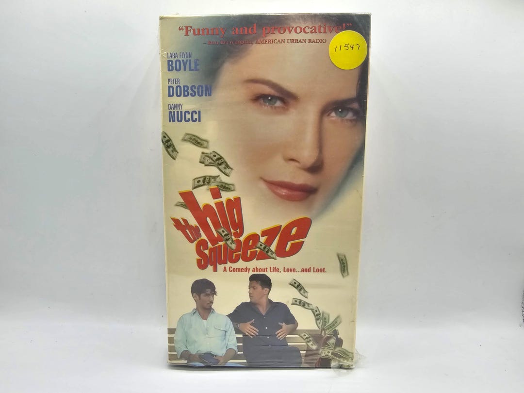 The Big Squeeze VHS Movie Lara Flynn Boyle Videocassette Former Rental BMG Home Entertainment ...