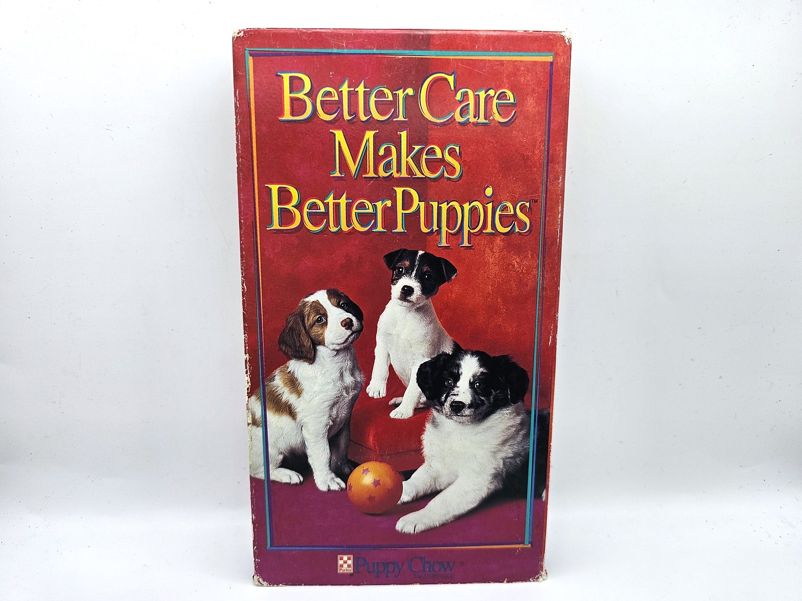 Better Care Makes Better Puppies VHS Videocassette Vintage Purina Puppy ...