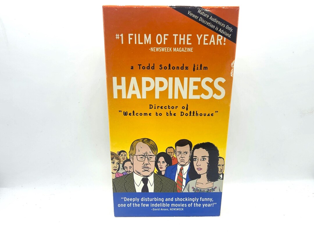 Happiness VHS Movie Unrated Rare Comedy Jane Adams Jon Lovitz Philip ...
