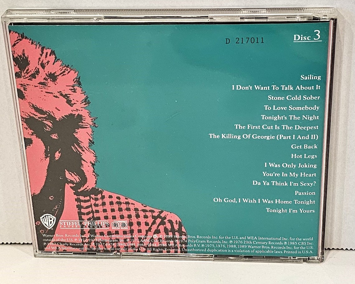 Rod Stewart Storyteller CD 4 Disc Set the Complete Anthology: 1964 1990 ...