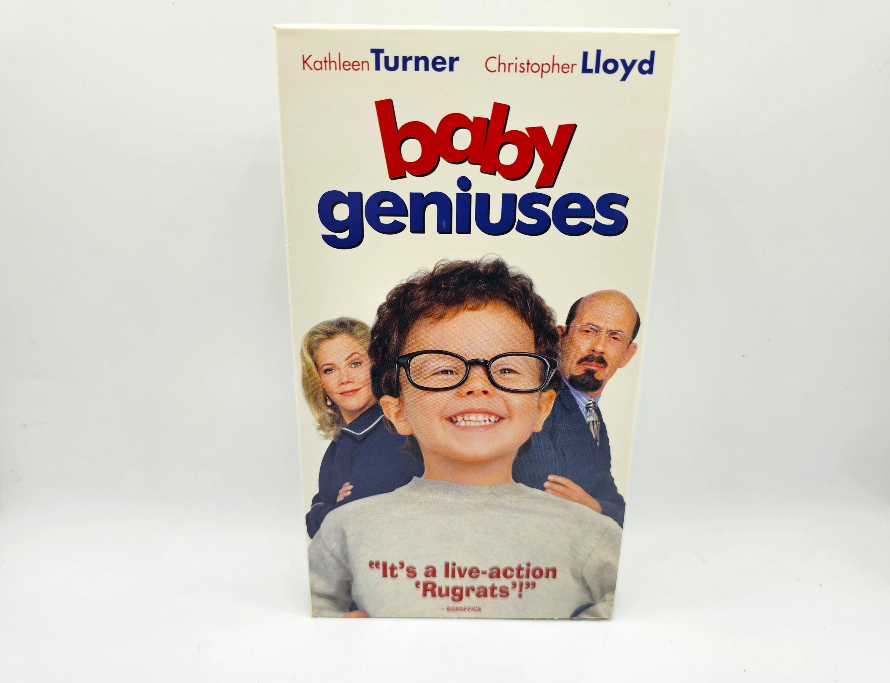 Baby Geniuses VHS Movie Kathleen Turner Cristopher Lloyd Videocassette ...