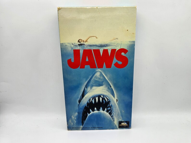 Jaws VHS Movie Vintage Film Videocassette MCA Home Video Version - Etsy