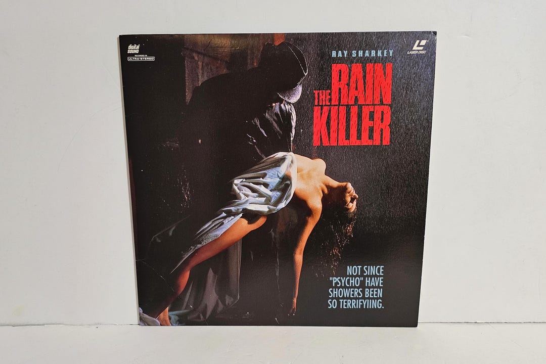 The Rain Killer Laserdisc Movie Vintage Ray Sharkey Extended Play Digital Laser Disc RCA ...