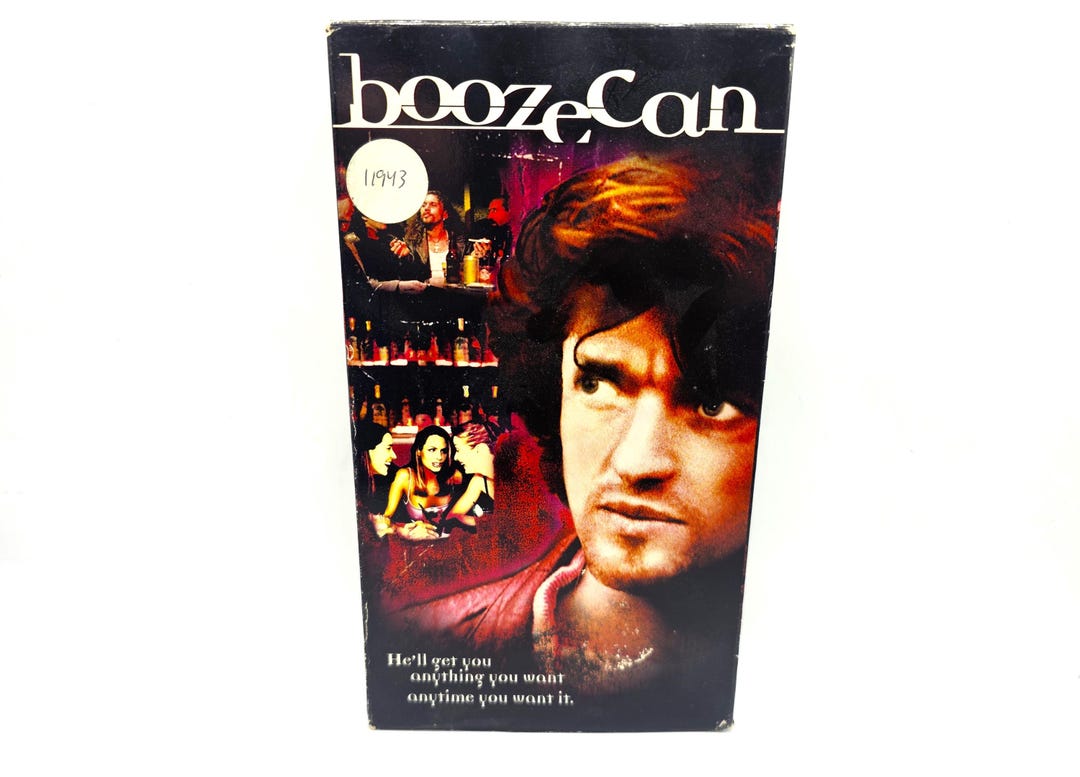 Boozecan VHS Movie Vintage Tony Nappo Videocassette Tape Home Video ...
