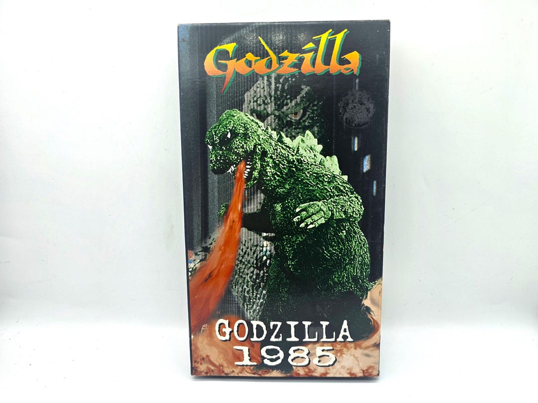 Godzilla 1985 VHS Tape Movie Vintage Home Video Former Rental - Etsy
