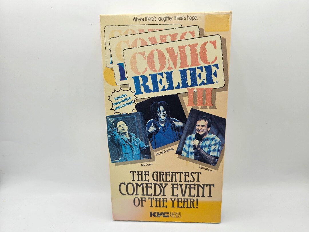 Comic Relief III 3 VHS Robin Williams Billy Crystal Vintage ...