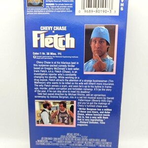 Fletch VHS Movie Chevy Chase 1985 Film Videocassette MCA Home Video - Etsy