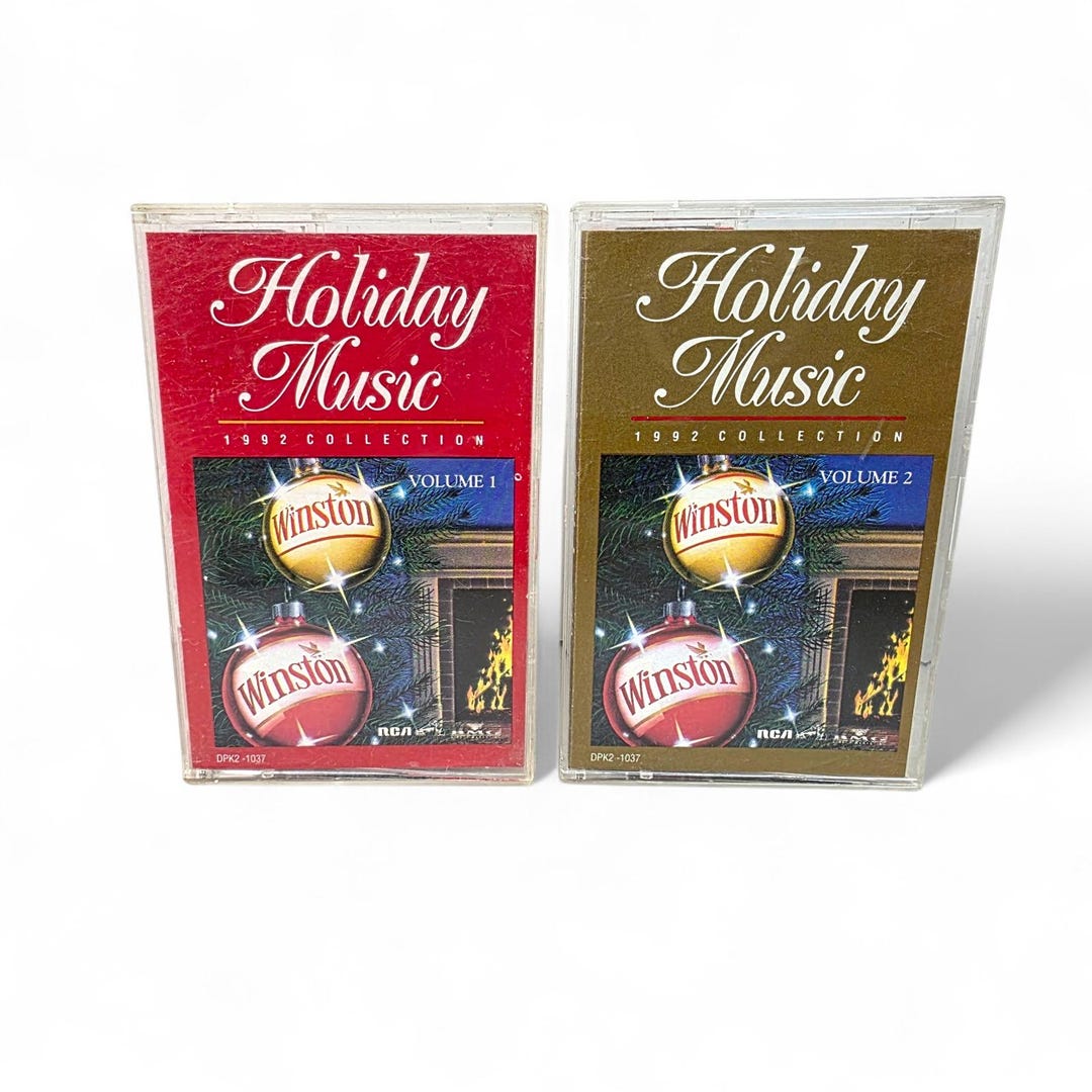 Winston Holiday Music Collection Cassette Tapes Volume 1 & 2 1992 ...
