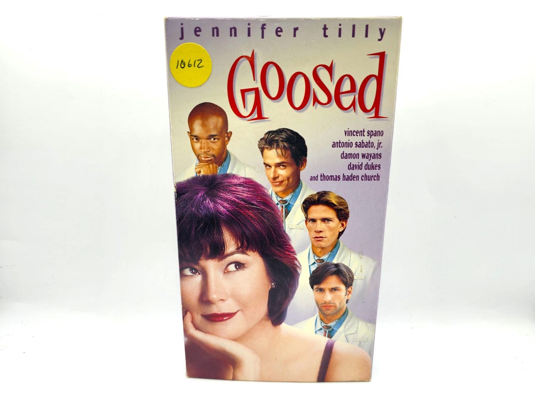 Goosed VHS Movie Jennifer Tilly Vintage Home Video Videocassette Former ...