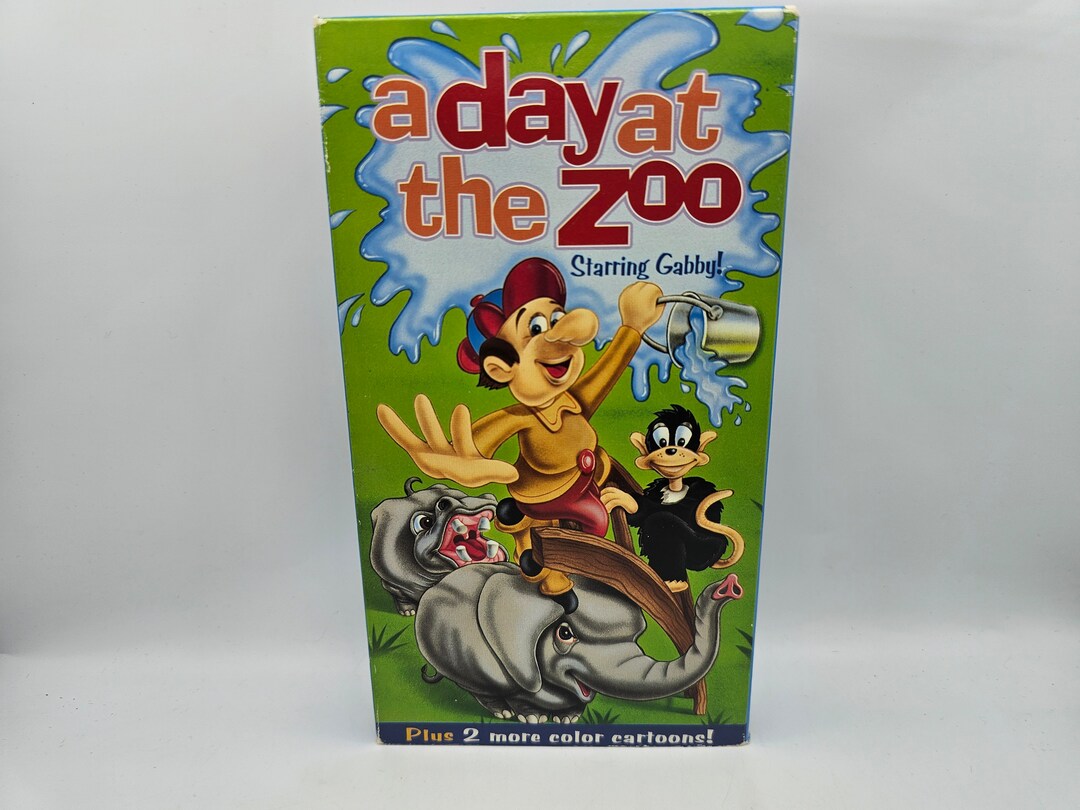 A Day at the Zoo VHS Vintage Animation Cartoon Videocassette Home Video ...