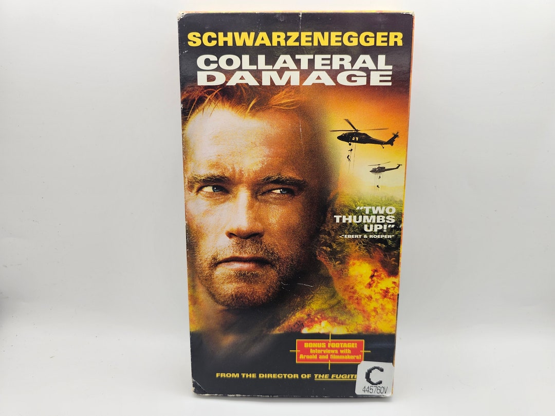 Collateral Damage VHS Movie Arnold Schwarzenegger Vintage Videocassette ...
