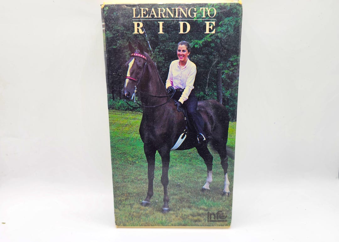 Learning to Ride VHS Vintage Horse Riding Instruction Equestrian ...