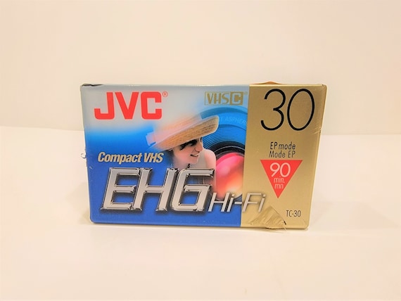 JVC VHS-C 30 Compact VHS Hi-fi Model Tc-30ehgdu Compact - Etsy