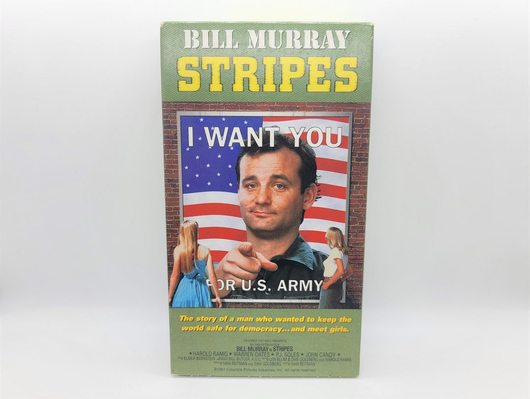 Stripes VHS Movie Bill Murray John Candy Harold Ramis - Etsy